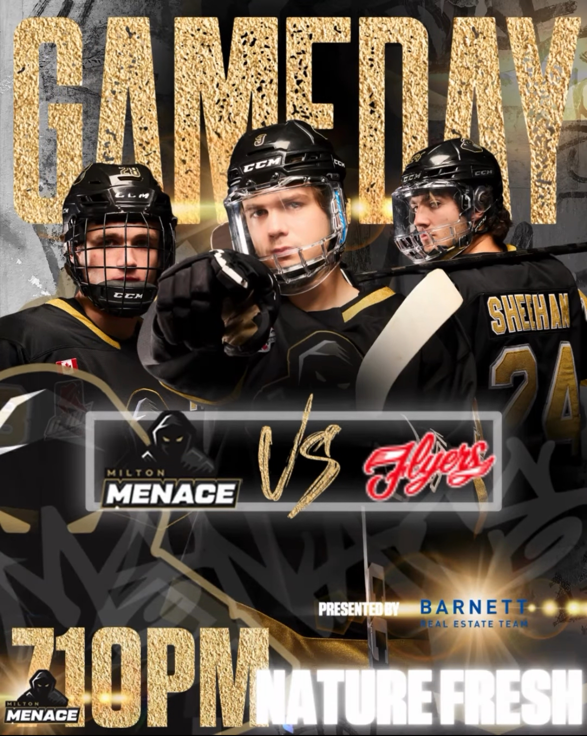 Pre-Game Report, Milton Menace vs. Leamington Flyers | Milton Menace